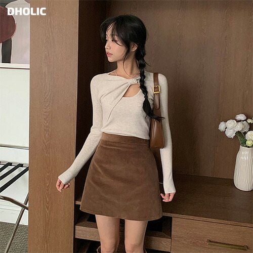 【楽天市場】[1125NEW] kn レディース 韓国ファッション トップス ニット 長袖 クロップド スリム 伸びる 無地 プチプラ セクシー ラブリー フェミニン カジュアル デート 春 ...