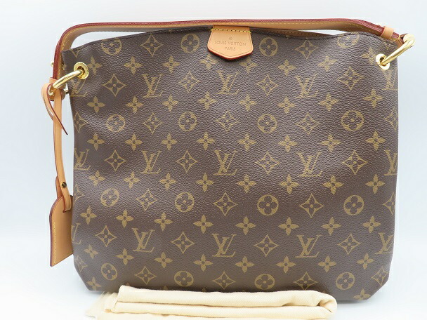【楽天市場】ルイ・ヴィトン LOUIS VUITTON M43701 グレースフルPM ショルダーバッグ モノグラム 【中古】 【送料無料 ...