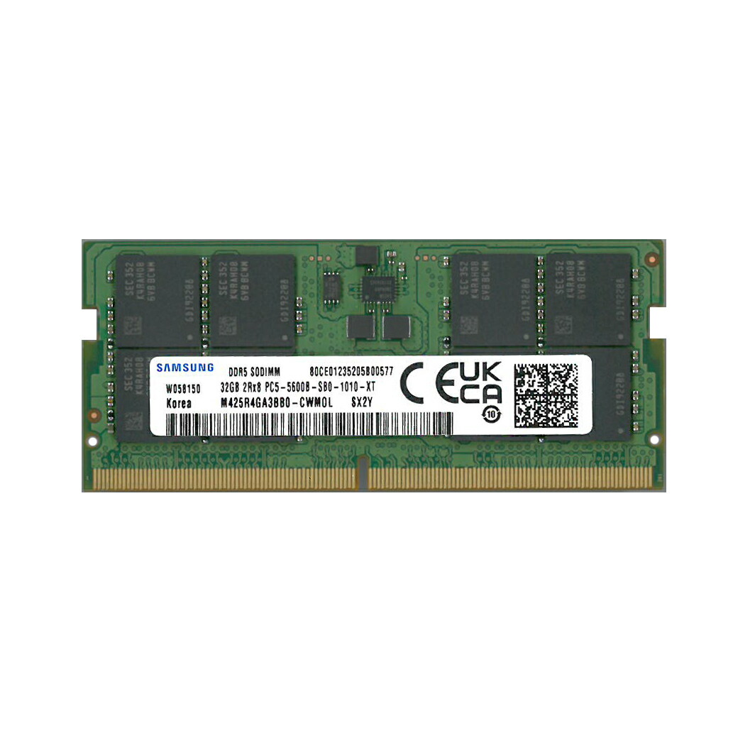 【楽天市場】ddr5 5600 32gb ノート メモリ サムスン SAMSUNG PC5 44800 sodimm 増設メモリ ...