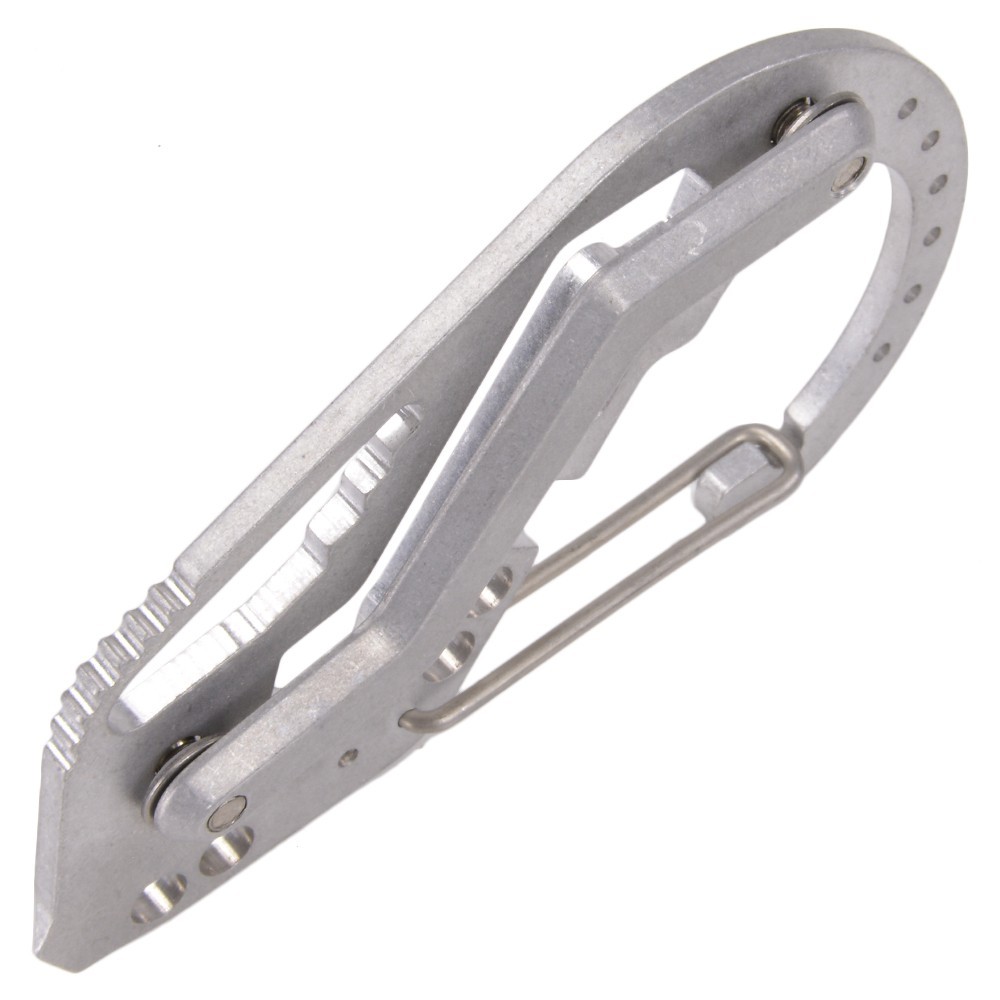 【楽天市場】KeyBiner キー収納システム 多機能ツール付 カラビナ [ シルバー ] マルチツール EDCツール アルミカラビナ ...