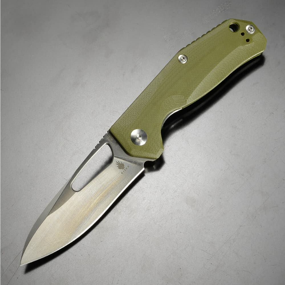 【楽天市場】KIZER 折りたたみナイフ Kesmec ライナーロック式 G-10ハンドル グリーン V4461N3 カイザー フォールディングナイフ 折り畳みナイフ 折り畳み式ナイフ ...