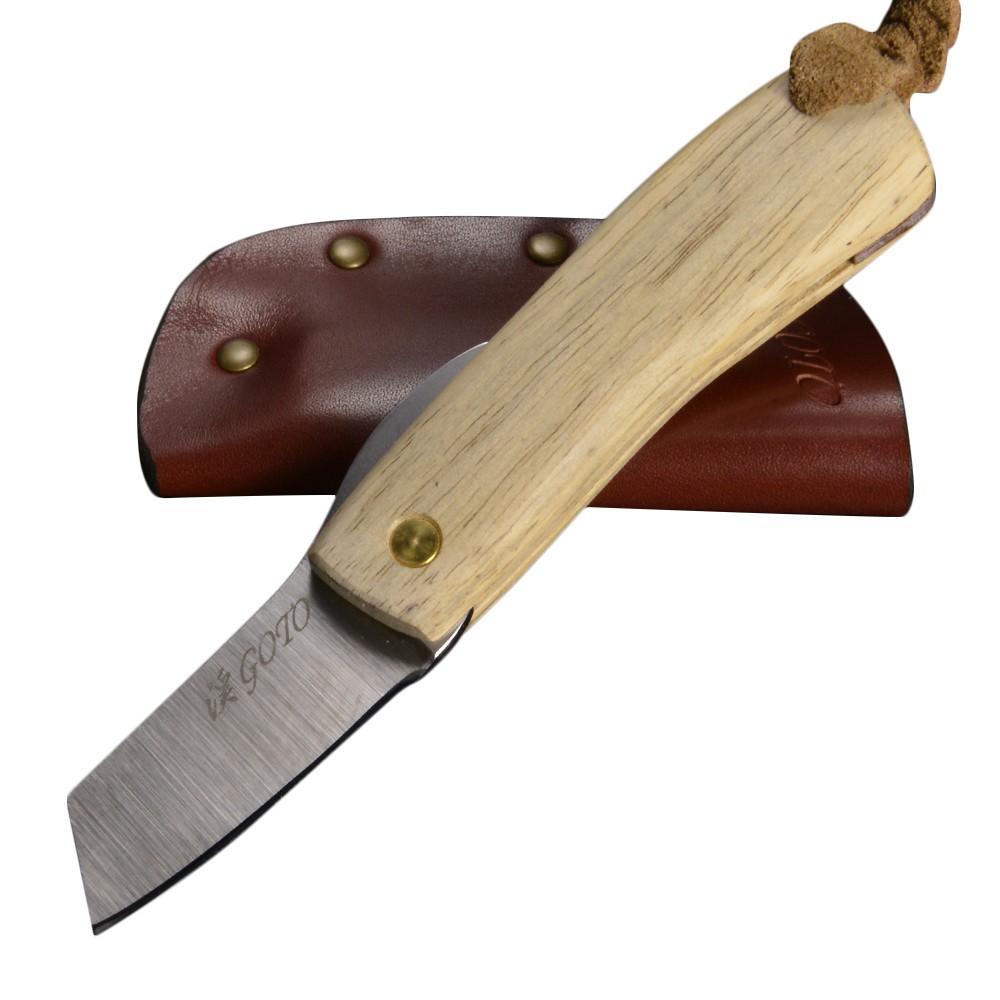 楽天市場】後藤渓 カスタムナイフ キャンプ AUS8 花梨ハンドル 木製