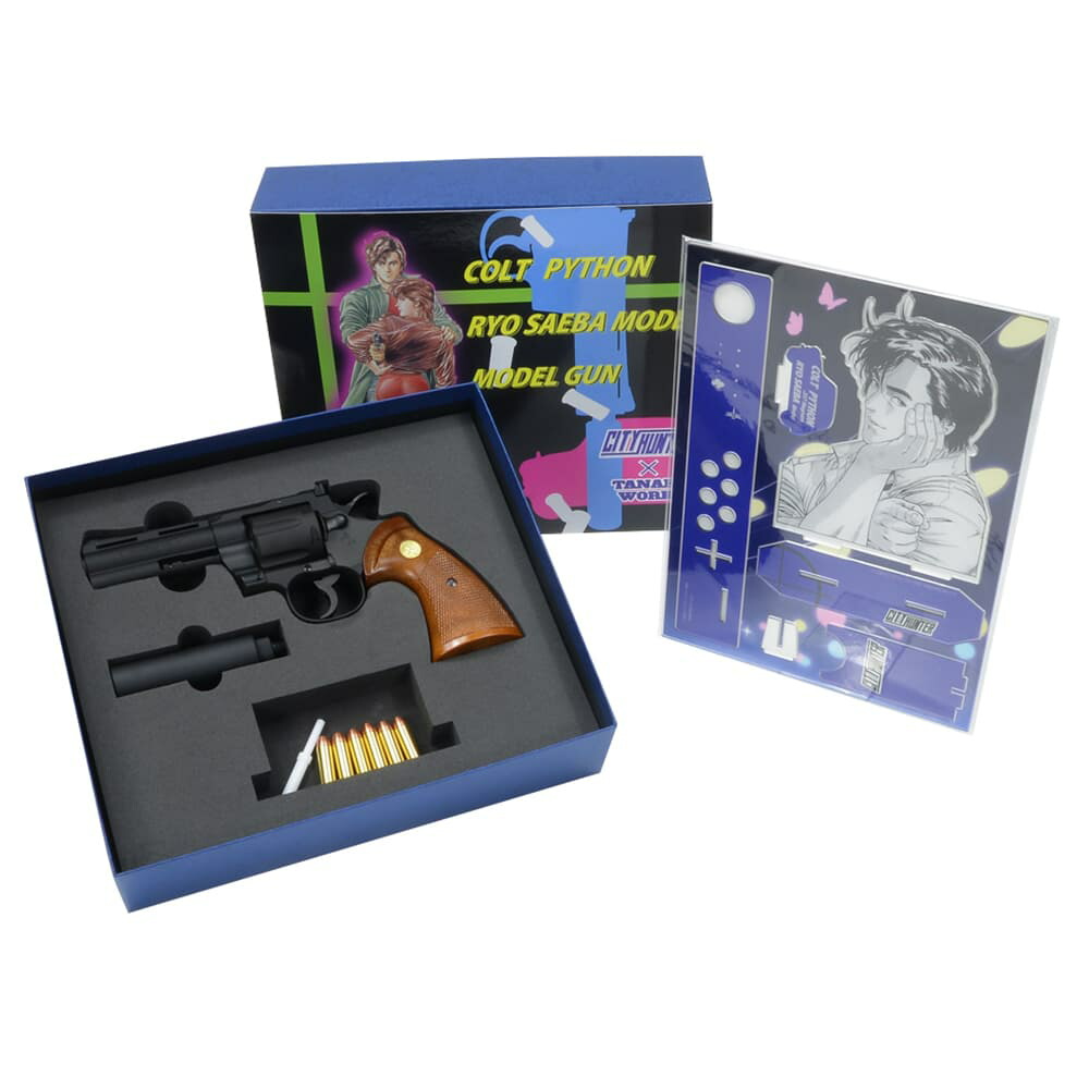 【楽天市場】TANAKA WORKS モデルガン Colt Python Ryo Saeba model シティーハンター公式コラボレーション タナカ ワークス コルト パイソン CITY ...