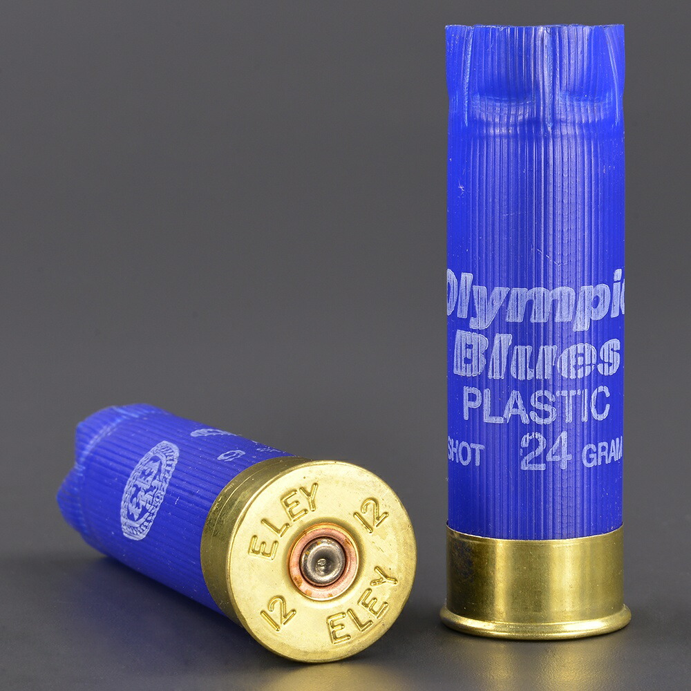 【楽天市場】ELEY 空薬きょう 12ゲージ Olympic ブルー [ 2個セット ] 薬莢 やっきょう ショットシェル 12番 12G 空 ...