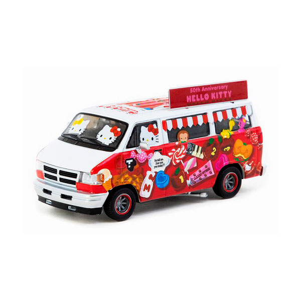 【楽天市場】ターマック 1/64 Dodge Van Hello Kitty Food Truck ダッジ バン ハローキティ フードトラック ...