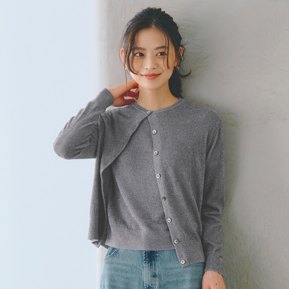 楽天市場】ラメ入りモール糸 ニット 5分袖 プルオーバー ニット