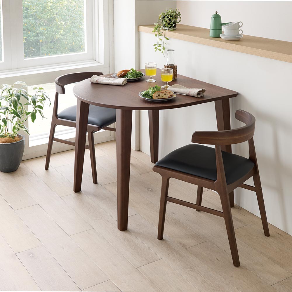 【楽天市場】【クーポン10％OFF 9/10から26h限定】 半円省スペースダイニングテーブル幅90cm ダイニングテーブル テーブル 526305：ディノス楽天市場店