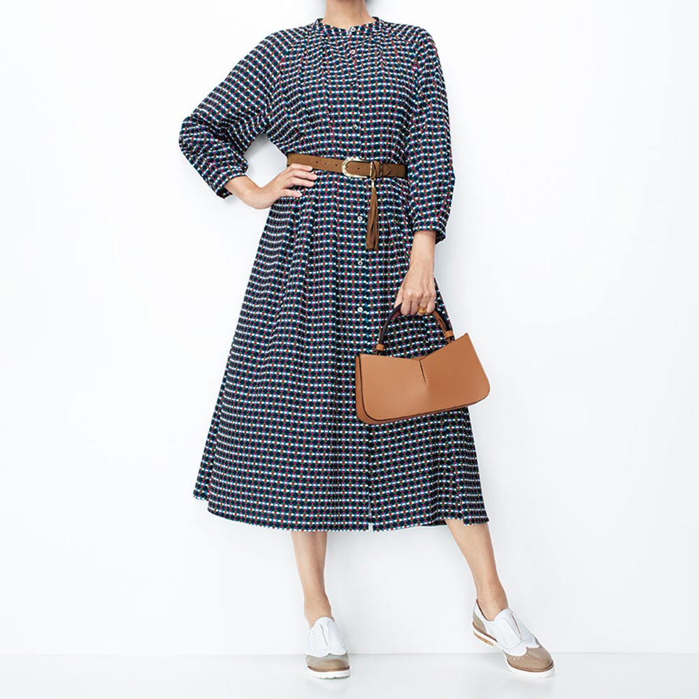 【楽天市場】ワンピース チュニック ファッション ラッティ社 レトロプリント ワンピース PC4532：ディノス楽天市場店