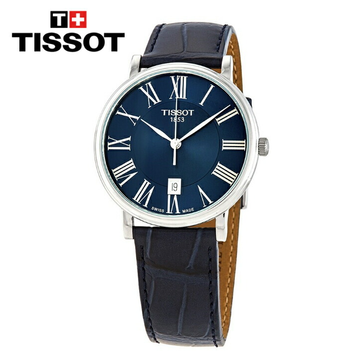 【楽天市場】TISSOT ティソ カーソン プレミアム クオーツ ブルーダイヤル メンズ 腕時計 Carson Premium Quartz ...