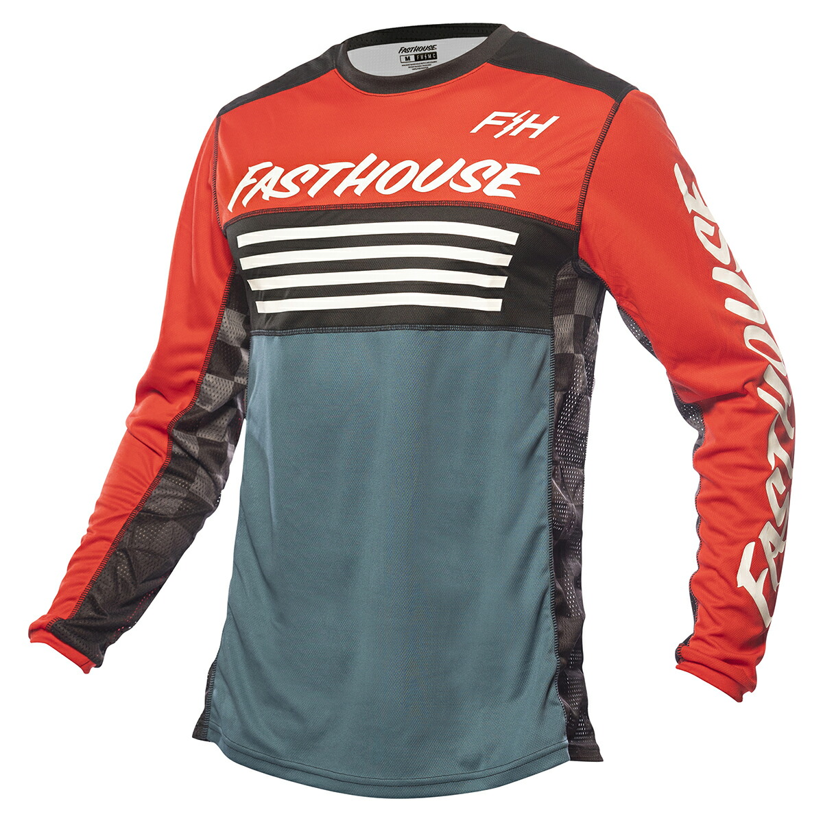 【楽天市場】FASTHOUSE MX グラインドハウスジャージ オメガ Sサイズ ホワイト/ブルー 2802-4108：ダートフリーク 楽天市場店