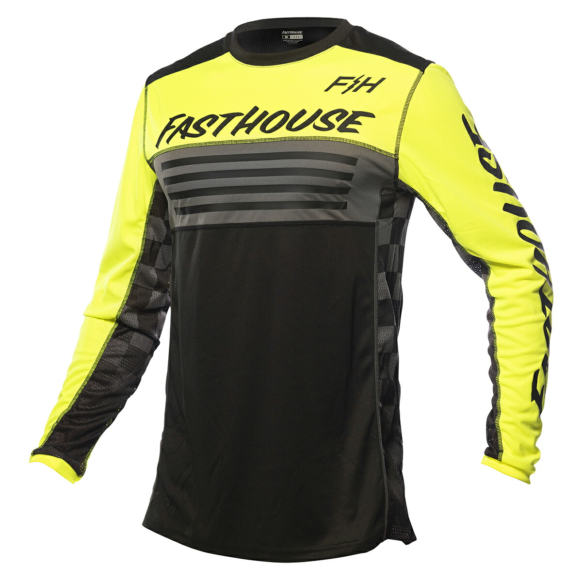 【楽天市場】FASTHOUSE MX グラインドハウスジャージ オメガ Lサイズ ハイビズ/ブラック 2802-5010：ダートフリーク 楽天市場店