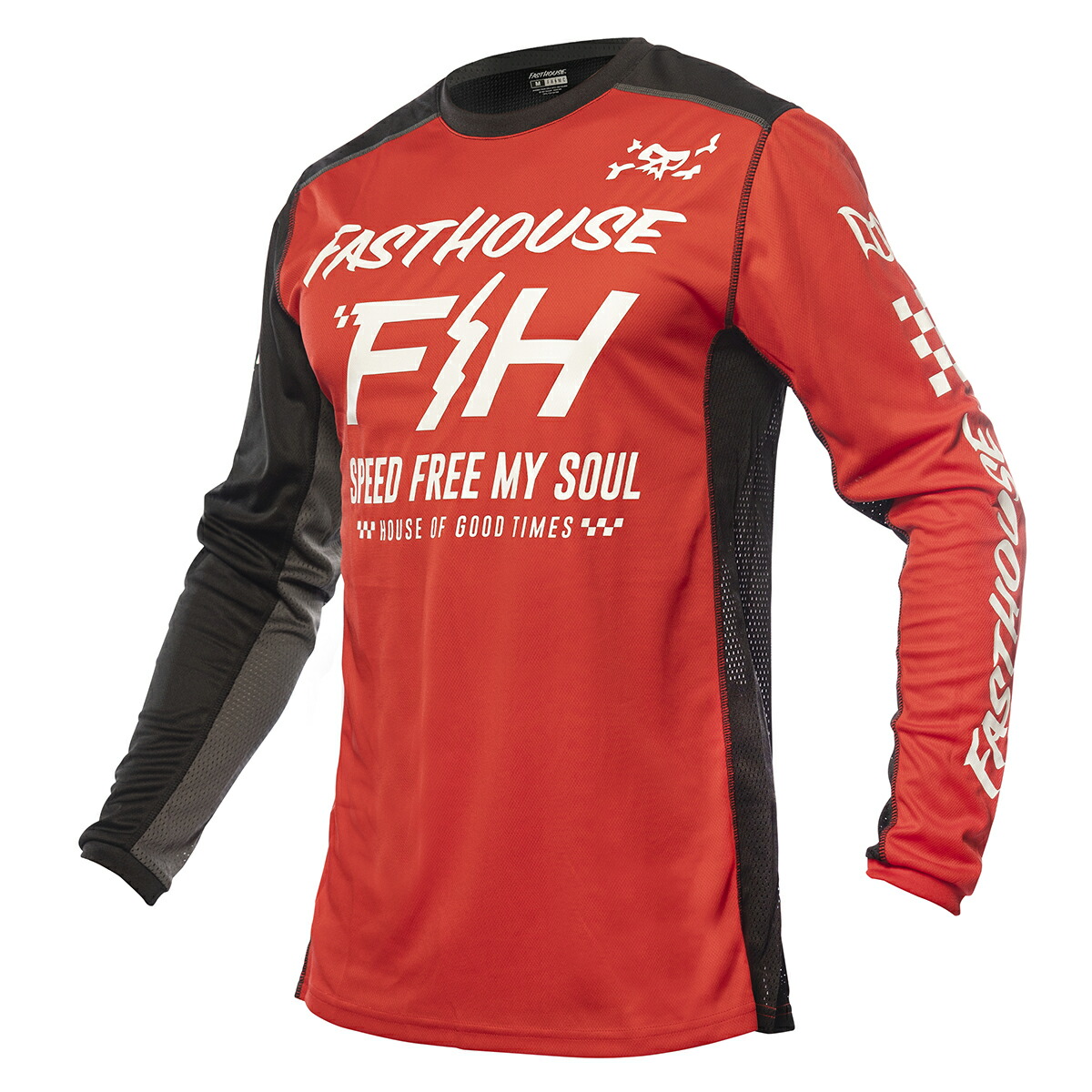 【楽天市場】FASTHOUSE MX グラインドハウスジャージ スラマー Sサイズ レッド/ブラック 2804-4008：ダートフリーク 楽天市場店
