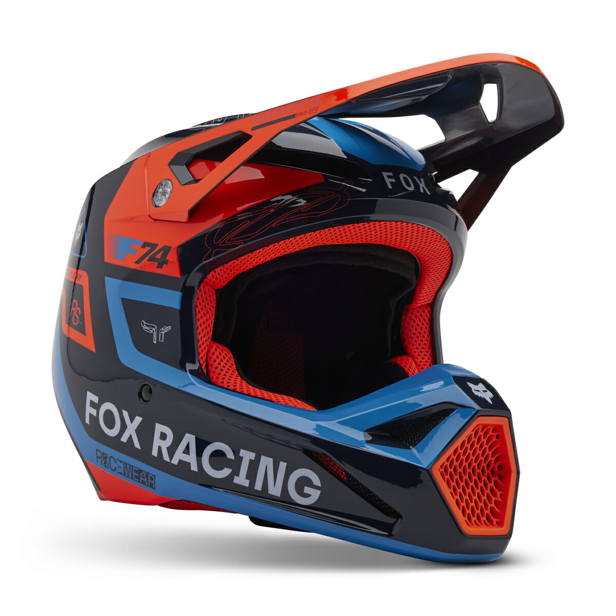 【楽天市場】FOX MX V1ヘルメット レーススペック Lサイズ ミッドナイト：ダートフリーク 楽天市場店