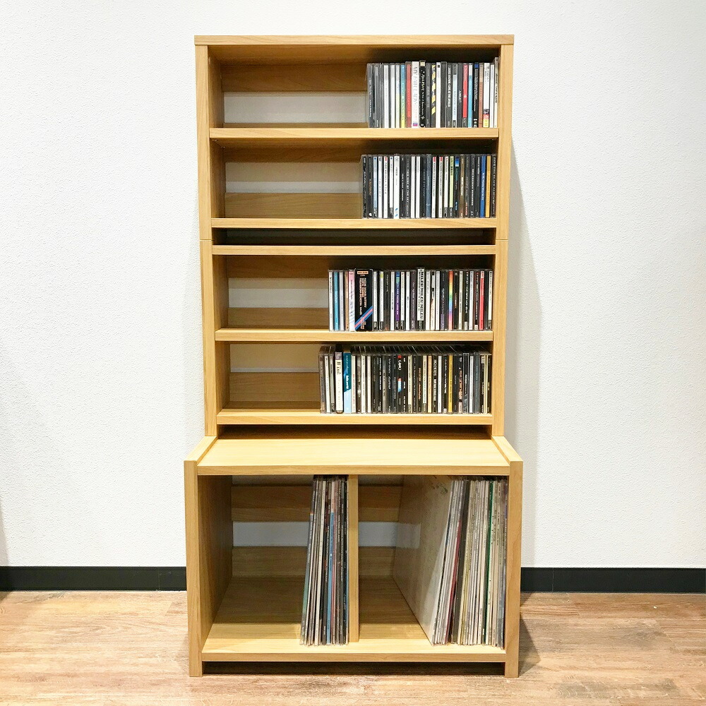 【楽天市場】レコードラック 【スタッキングラック 3段 REGULAR × CD RACK × CD RACK FLAT】 スタッキングラック ディスクユニオン DISK UNION CD ...