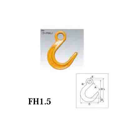 【楽天市場】HHH ファンドリーフック ラッチなし FH1.5：道具屋本舗