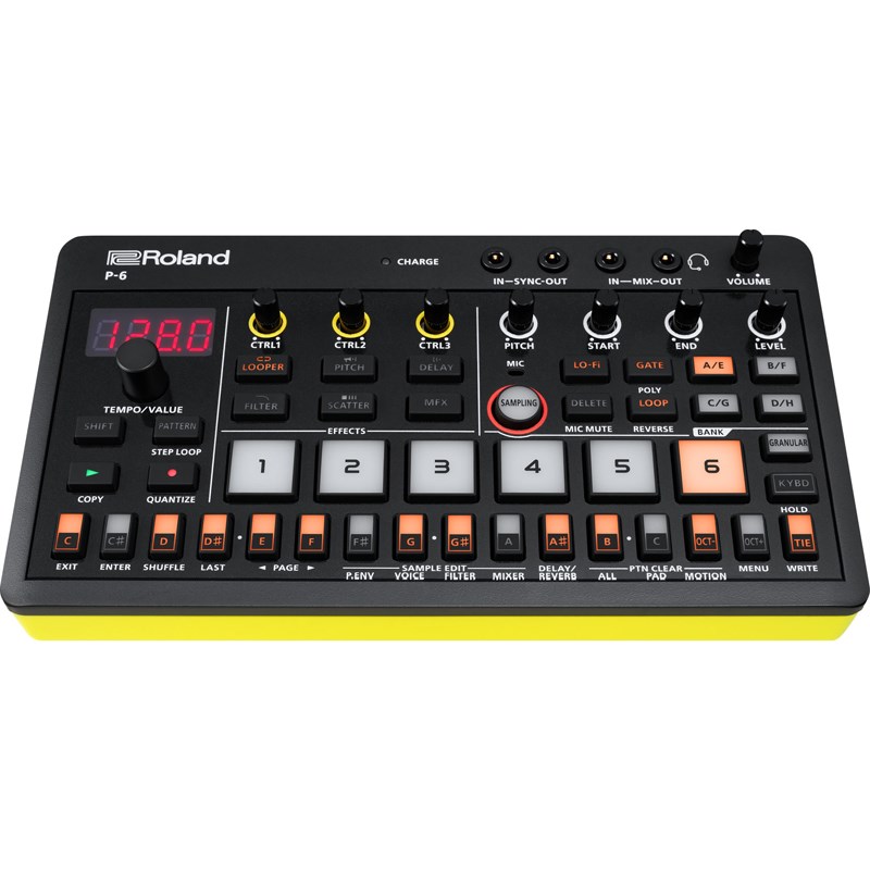 【楽天市場】翌日配達 Roland P-6 Creative Sampler AIRA COMPACT DJ機器 DJ用サンプラー・シンセ ...