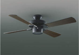 【楽天市場】おしゃれ アメリカンコイズミ照明 KOIZUMI シーリングファン S-シリーズ ビンテージタイプ AM47470E 本体 黒色塗装 幅-φ1100mm ※リモコン付：あかり ...