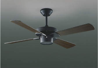 【楽天市場】おしゃれ アメリカンコイズミ照明 KOIZUMI シーリングファン S-シリーズ ビンテージタイプ AM47471E 本体黒色塗装 吊り下げパイプ：15cm・幅-φ1100mm ...