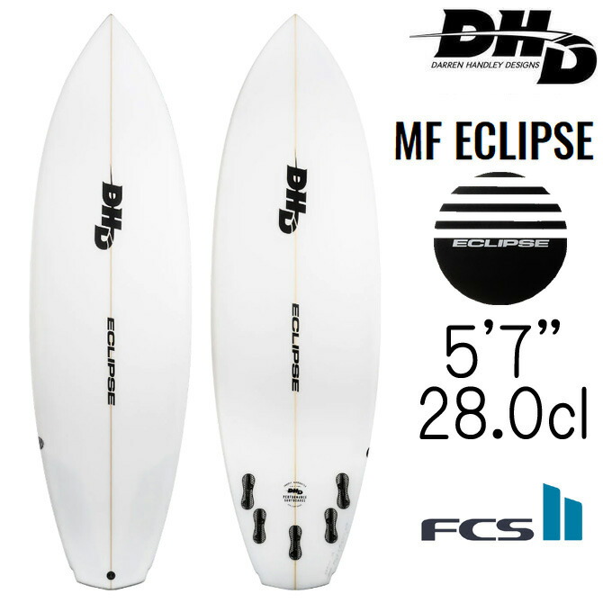 【楽天市場】DHD サーフボード エクリプス モデル 5'7"×19 "×2 7/16" 28.0L / DHD MF Eclipse ...