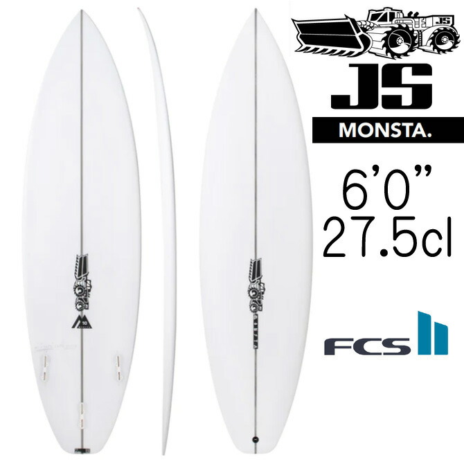 【楽天市場】JS サーフボード モンスタ10 モデル 6'0"×18 3/4"×2 5/16" 27.5L / JS Industries ...