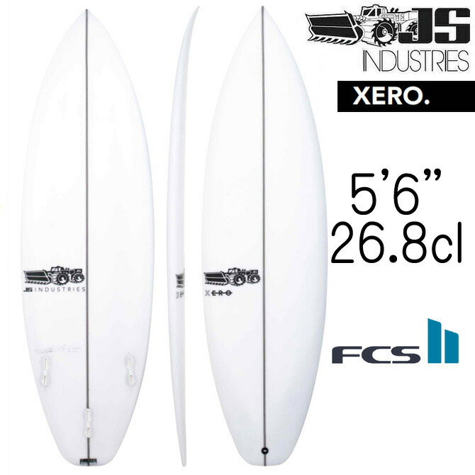 【楽天市場】【数量限定SALE】JS サーフボード ゼロ モデル 5'6"×19 1/4"×2 3/8" 26.8L / JS ...
