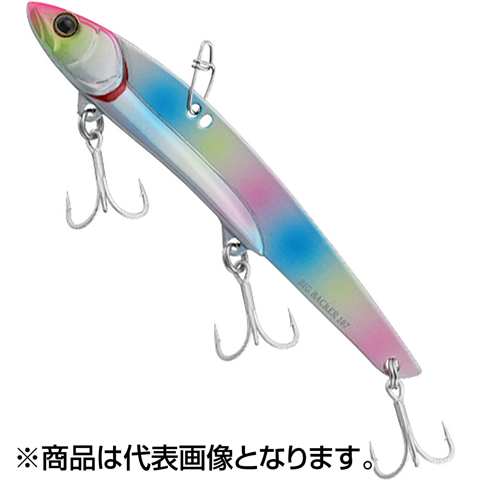 【楽天市場】ジャッカル(JACKALL) ビッグバッカー 107H.W 107mm 35g コットンキャンディー/レーザーホロ：dn e-shop