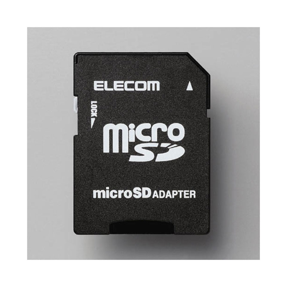 【楽天市場】ELECOM(エレコム) microSD to SD変換アダプタ (MF-ADSD002)：パソコンショップドーム楽天市場店
