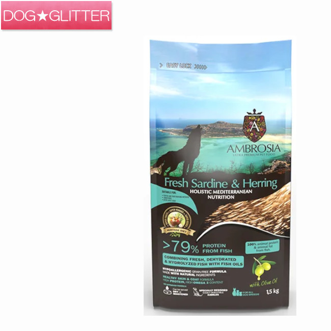 【楽天市場】アンブロシア HMNサーディン＆ヘリング 100g 1.5kg 5kg 12kg犬用 ドッグフード ドライフード ホリスティック AMBROSIA：ドッググリッター DOGGLITTER