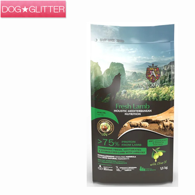 【楽天市場】アンブロシア HMNラム 100g 1.5kg 5kg 12kg犬用 ドッグフード ドライフード ホリスティック AMBROSIA：ドッググリッター DOGGLITTER