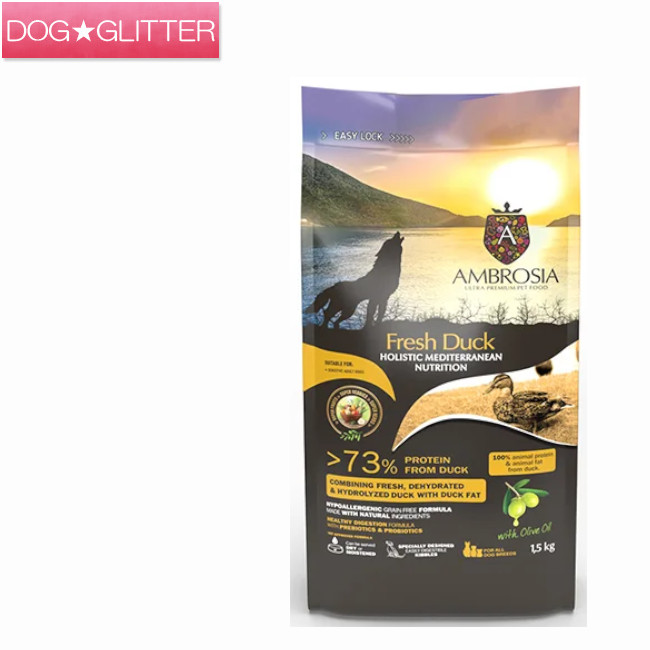 【楽天市場】アンブロシア HMNダック 100g 1.5kg 5kg 12kg犬用 ドッグフード ドライフード ホリスティック AMBROSIA：ドッググリッター DOGGLITTER
