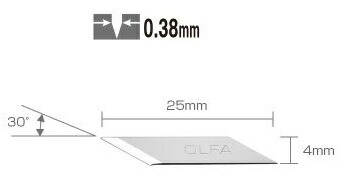 【楽天市場】【メール便！】 オルファ XB216 デザイナーズナイフ 替刃 【送料無料】 カッター olfa：ドーグドーグ