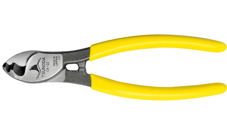 【楽天市場】【メール便！】 TTC CA-22 イエローシャーク22 150mm ツノダ TSUNODA ケーブルカッター：ドーグドーグ