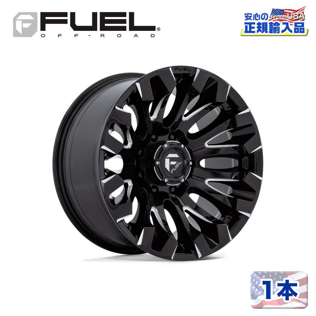 【楽天市場】【FUEL OFFROAD (フューエルオフロード) 正規代理店】20インチアルミホイール 1本D828 QUAKE(クエイク ...