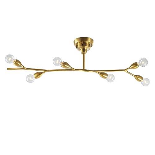 【楽天市場】【200円クーポン】 INTERFORM インターフォルム シーリングライト ゴールド つぼみ 枝 ボタニカル Kladi クラディ LT-4377 クリアボール白熱球付 ...