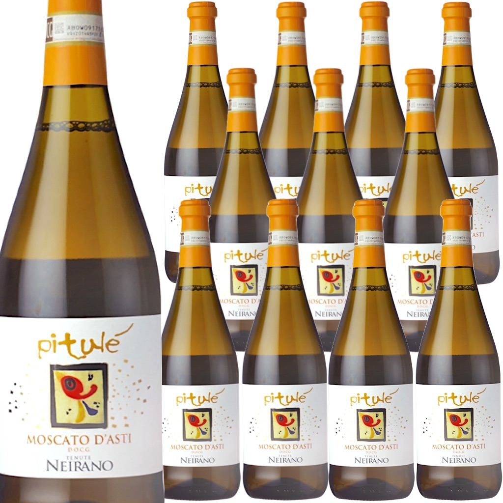 【楽天市場】[12本セット] モスカート・ダスティ・ピツレ (ネイラーノ) Moscato d'Asti Pitule (Tenute ...