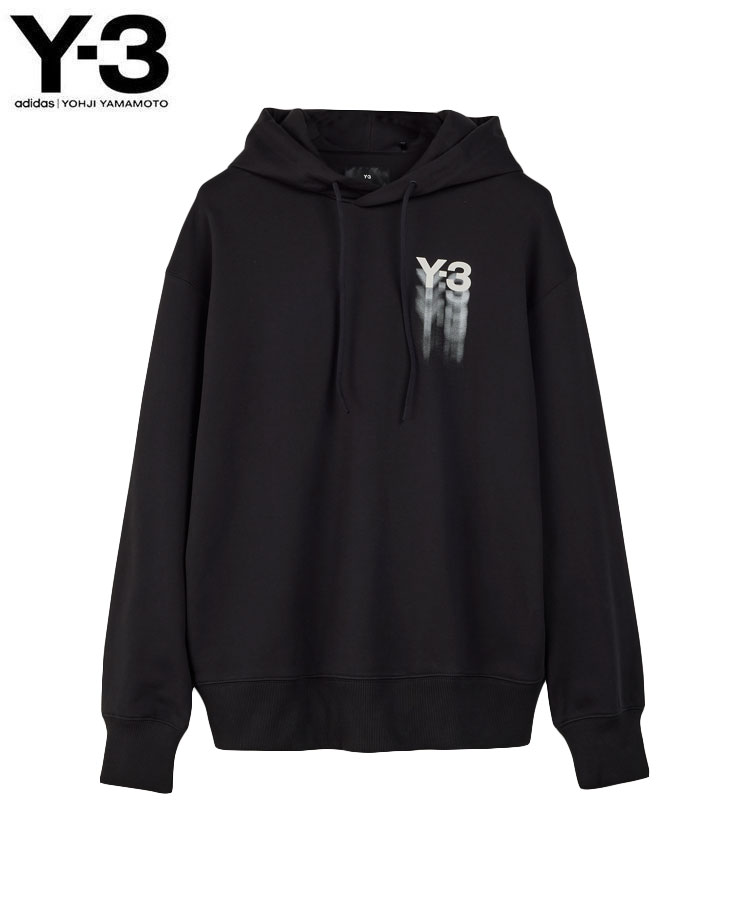 【楽天市場】Y-3 ワイスリー メンズ パーカー GFX HOODIE IZ3169 ブラック 長袖 トップス プリント プルオーバー ロゴ ...