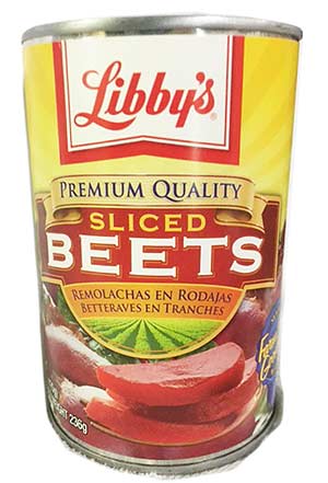 【楽天市場】Libby's【スライスビート(425g)】ビーツ水煮：こだわりの輸入食材のお店Doo-Bee
