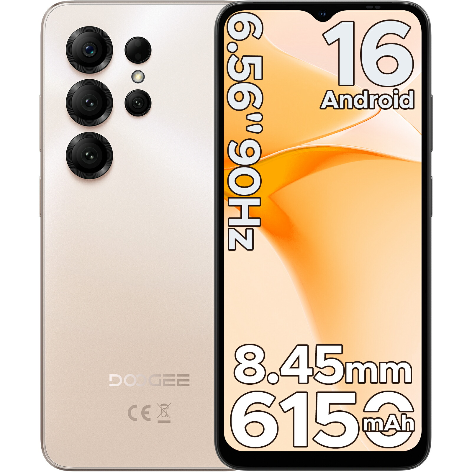 【楽天市場】【SS限定12700円】DOOGEE NOTE56X SIMフリー Andrid 16 スマホ AI機能 6.56インチ 90Hz画面 6150mAh 大容量バッテリー 24GB ...