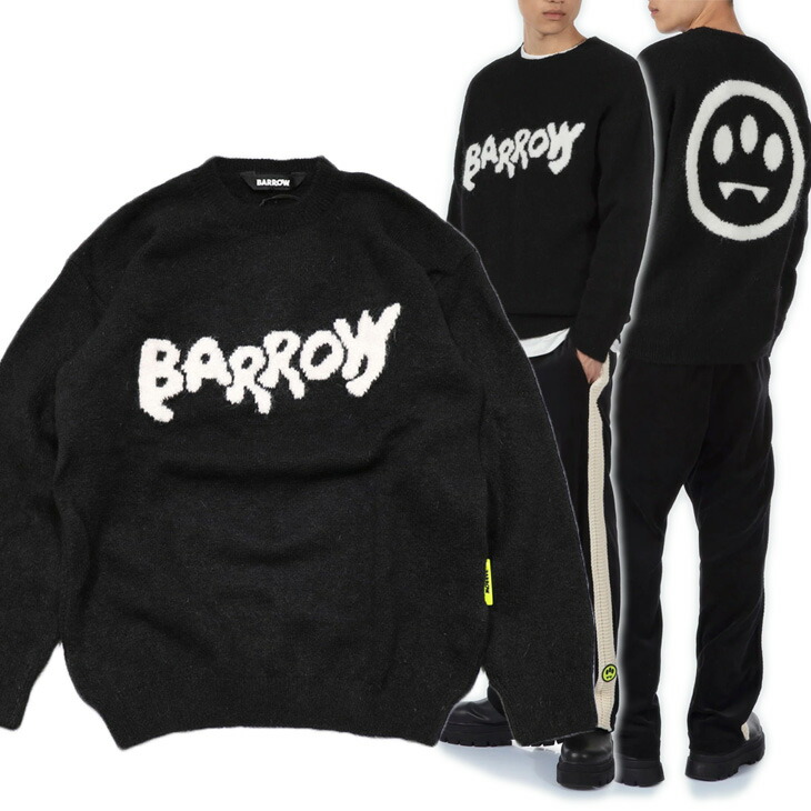 楽天市場】BARROW バロウ ジップアップ スウェット 032621 ブラック