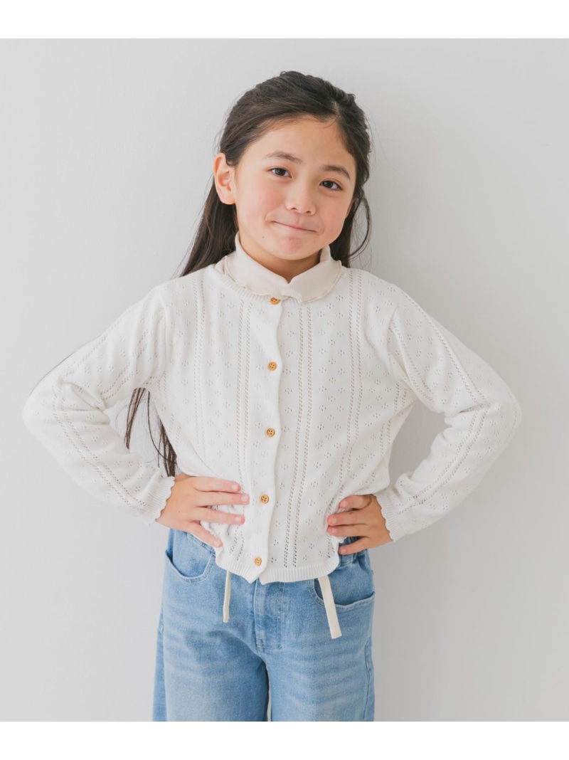 【楽天市場】【SALE／30%OFF】透かし編みカーディガン(KIDS) URBAN RESEARCH DOORS アーバンリサーチドアーズ トップス ニット グリーン ホワイト【RBA_E ...