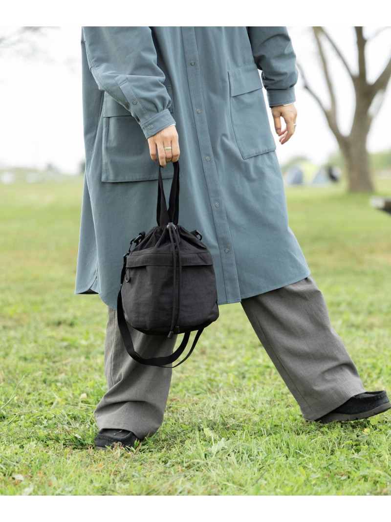 【楽天市場】TINY GARDEN PRODUCTS ストロール2WAYバッグ EKAL アーバンリサーチドアーズ バッグ ショルダーバッグ ブラック ベージュ[Rakuten Fashion ...