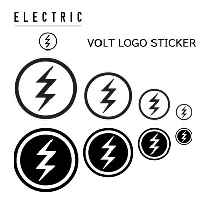 【楽天市場】配送追跡メール便対応【electric エレクトリック】スノーボード ゴーグル ステッカー VOLT LOGO STICKER ...
