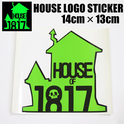 【楽天市場】【HOUSE OF 1817】HOUSE LOGO STICKER(シールタイプ) サイズ:14cm×13cm(ハウスオブ ...