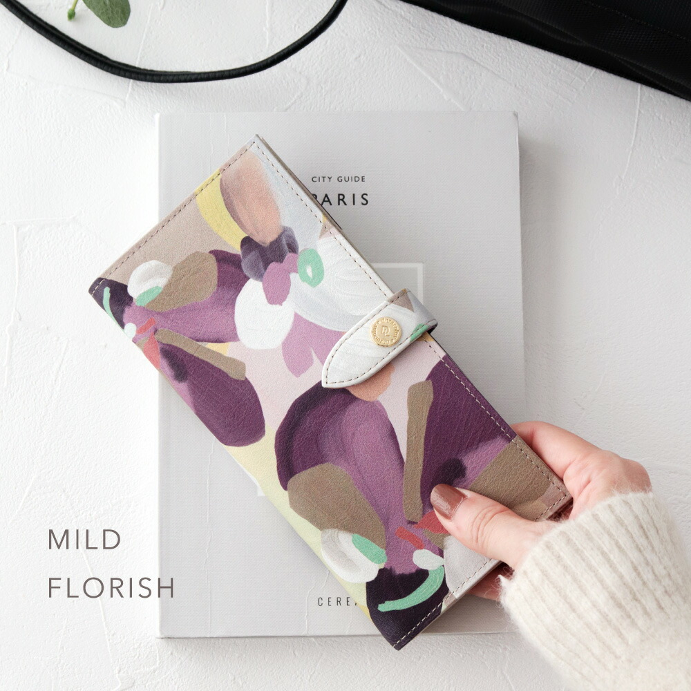 【楽天市場】\新しいお財布の形／ 長財布 レディース Teffy テフィ / スリム ウォレット 日本製 本革 ワンタッチでお会計 大容量 ...