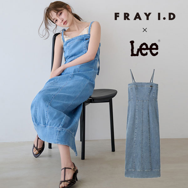 【楽天市場】【即納】フレイアイディー FRAY I.D ワンピース 25秋冬 【Lee× FRAY I.D】ストレートデニムキャミワンピース ...