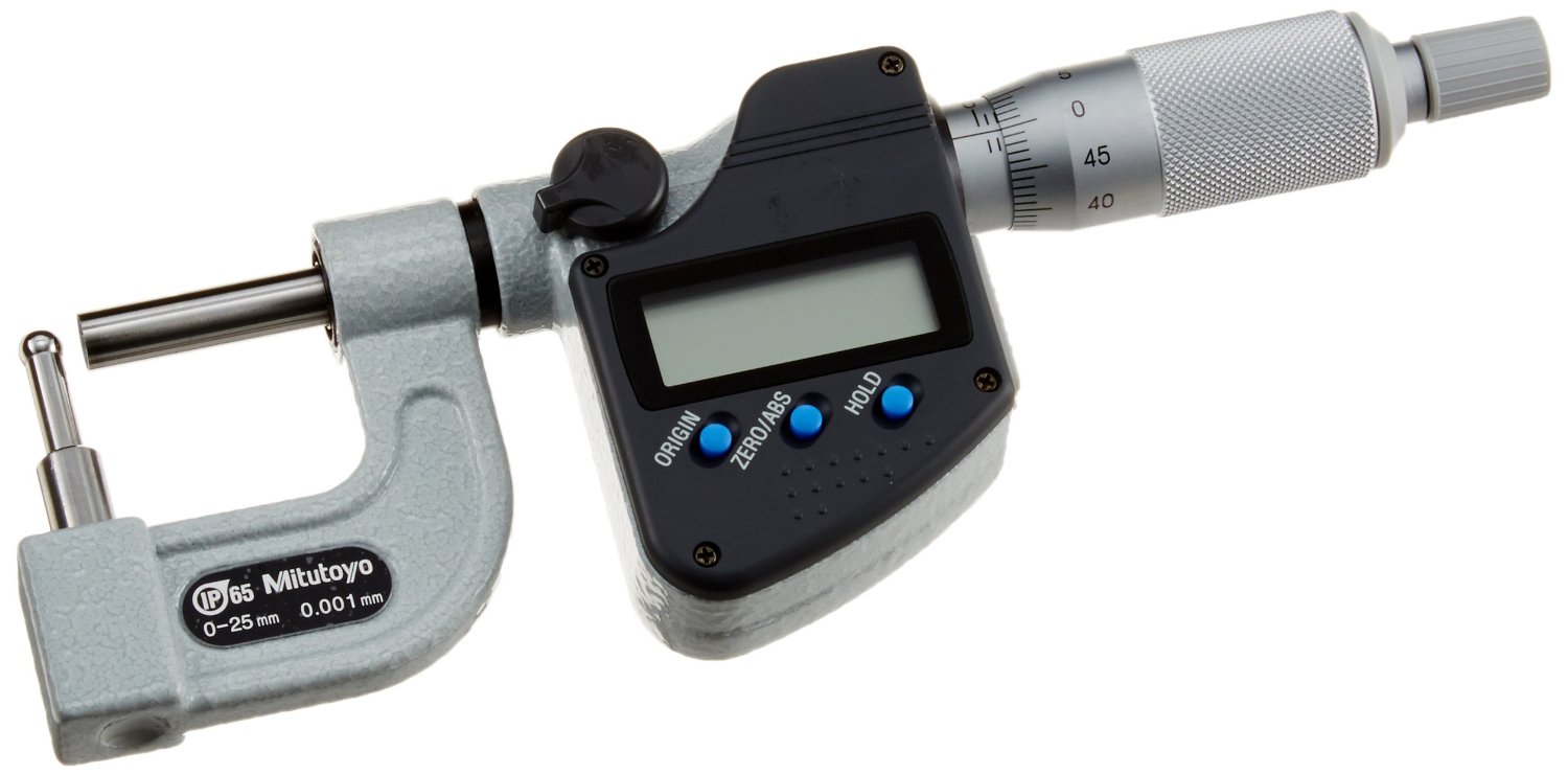 【楽天市場】ミツトヨ (Mitutoyo) マイクロメーター BMB3-25MX (395-263-30) (デジマチック棒球面マイクロメータ ...