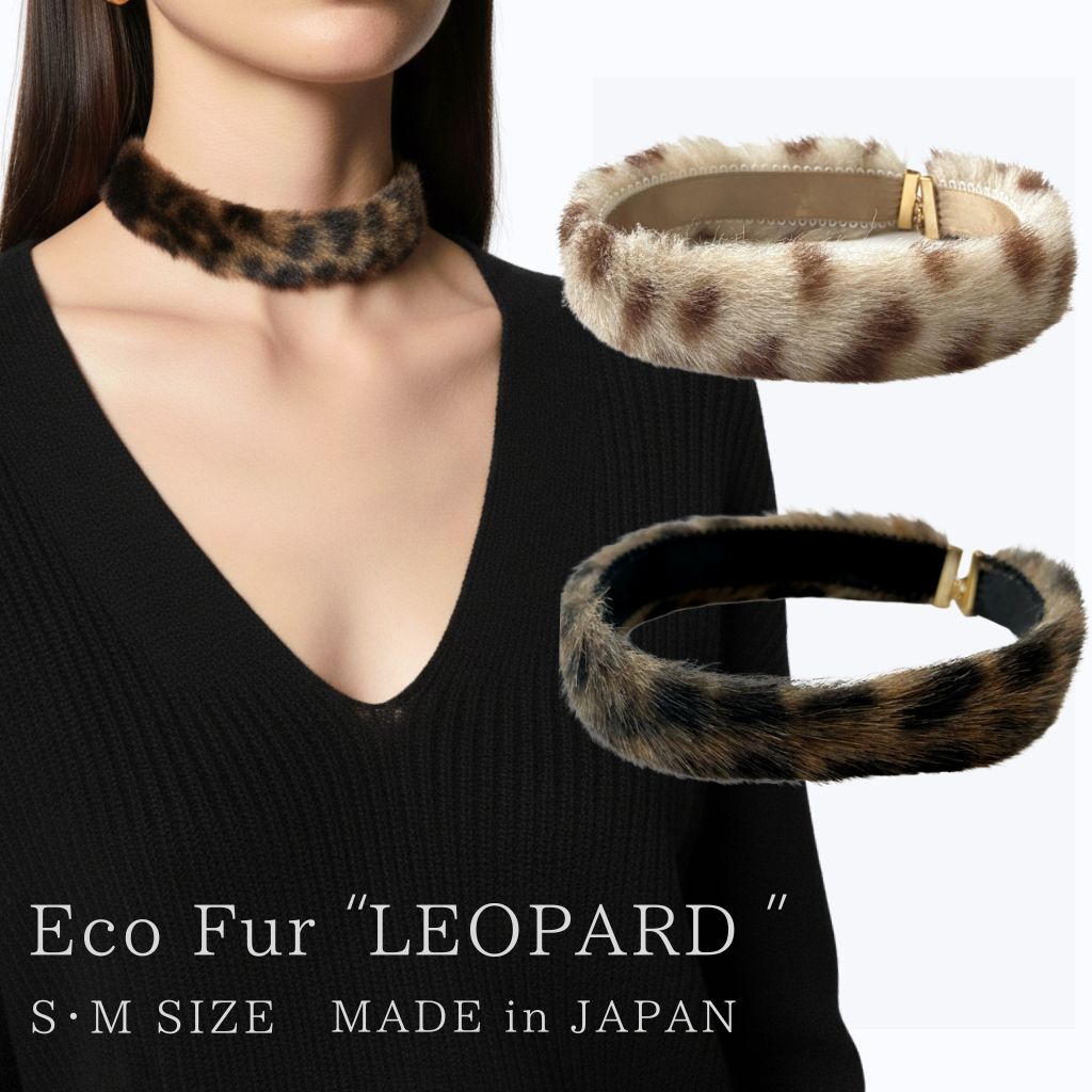 【楽天市場】秋冬 チョーカー エコファー フェイクファー 豹 ヒョウ柄 アニマル柄 ネックレス アクセサリー 防寒 シンプル メンズ レディース 日本製 メール便 dplus arts：ネック ...