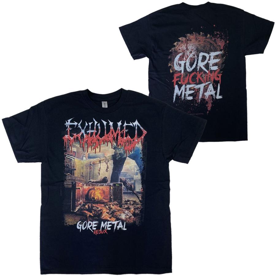 【楽天市場】エグジュームド・EXHUMED・GORE METAL REDUX・Tシャツ・オフィシャルロックTシャツ・バンドTシャツ ...