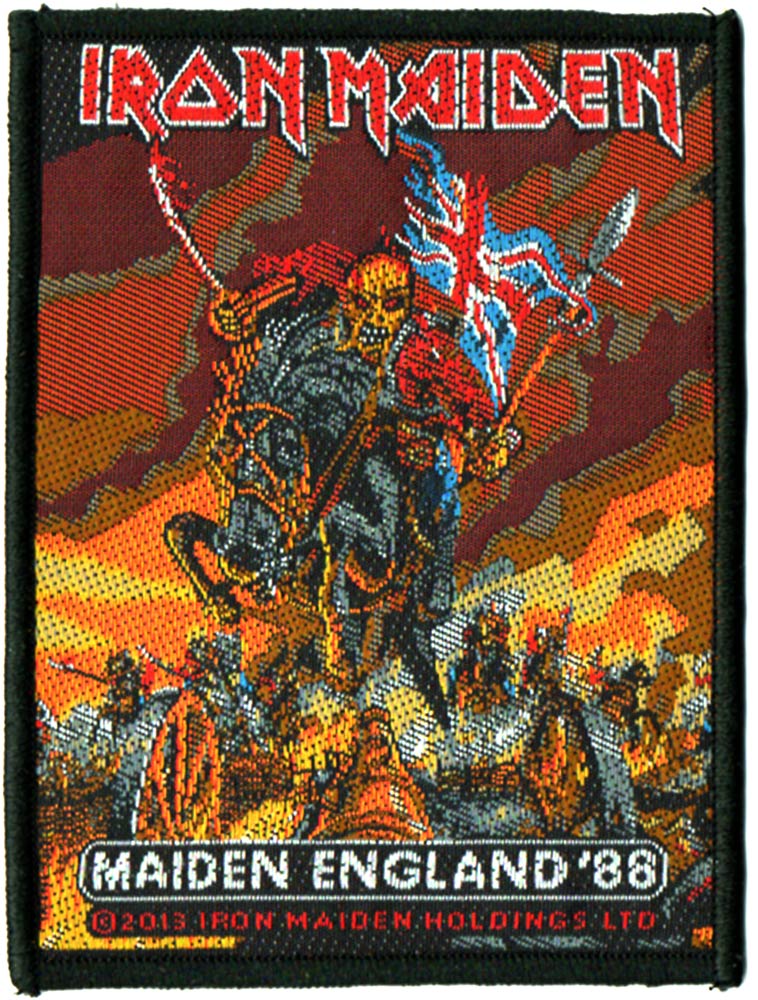 【楽天市場】アイアンメイデン IRON MAIDEN MAIDEN ENGLAND 88 PATCH オフィシャル 刺繍ワッペン ...