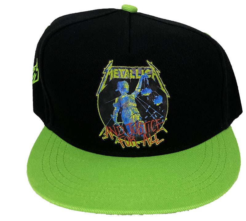 【楽天市場】METALLICA・メタリカ・AND JUSTICE FOR ALL・SNAP BACK HAT・スナップバック・キャップ ...